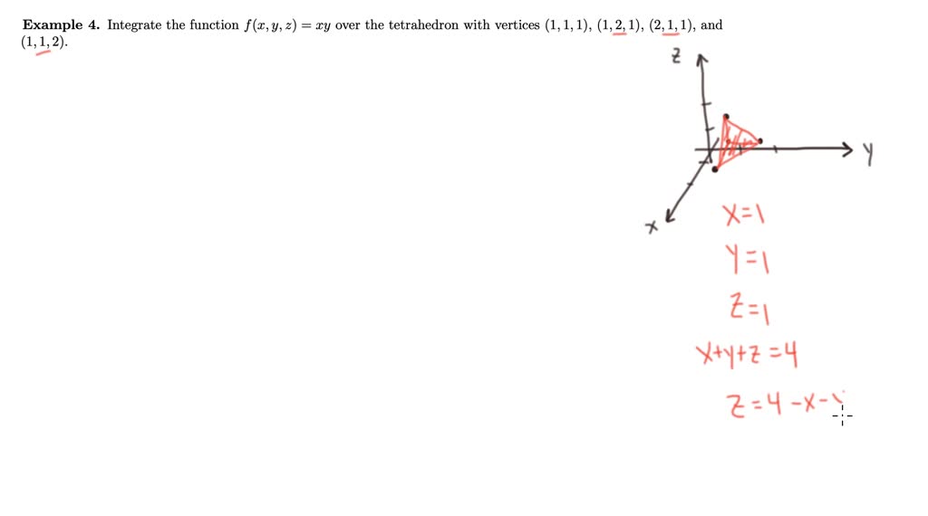 Triple integrals - example 3 | Numerade Triple integrals - example 3 | Numerade