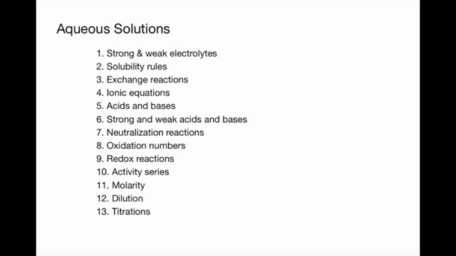 Aqueous Solutions Lectures for Chemistry 101 Course Lecture with Step ...