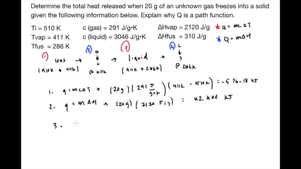 Thermochemistry - example 2 | Numerade