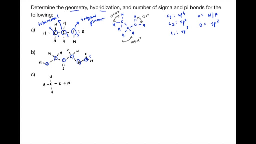 Molecular geometries - example 1 | Numerade
