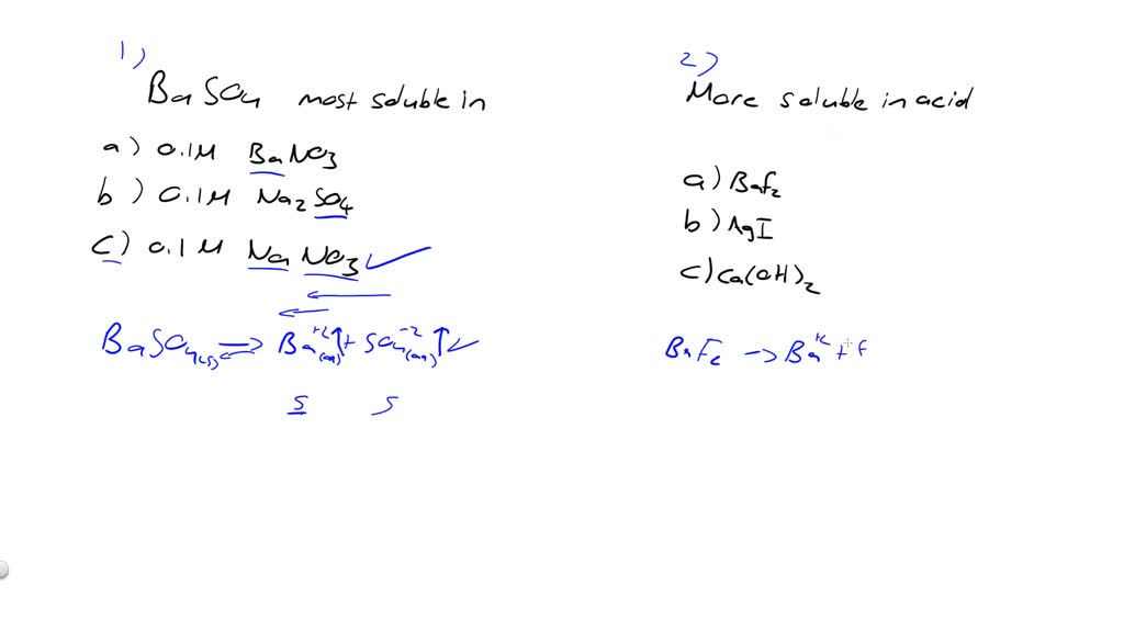 Solubility equilibria and the solubility product constant - example 1 ...