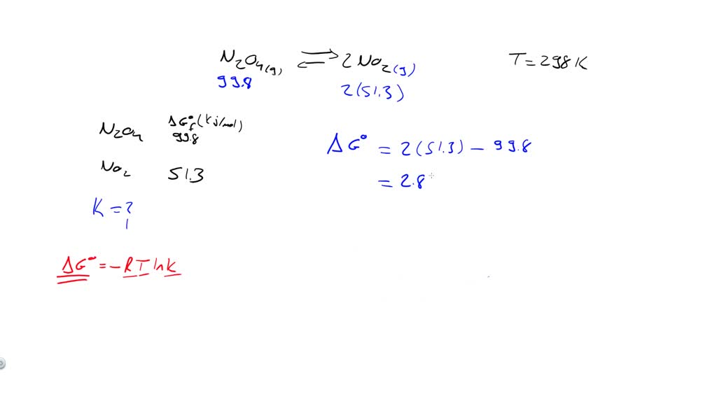 Gibbs free energy - example 1 | Numerade