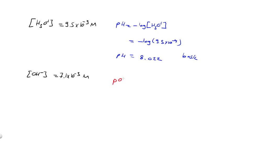Autoionization of water and ph - overview | Numerade