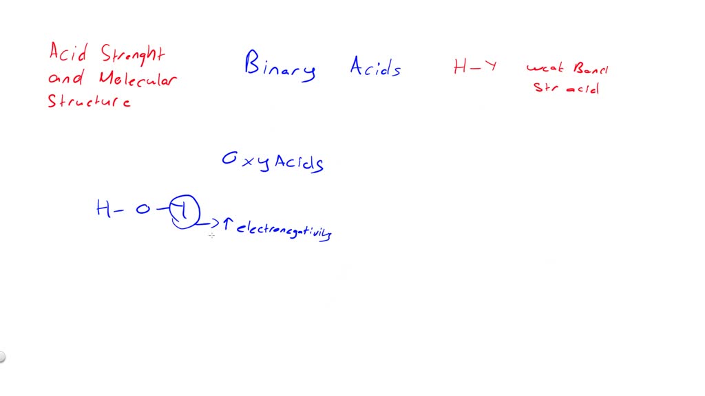Acids strength and ionization constant - example 1 | Numerade