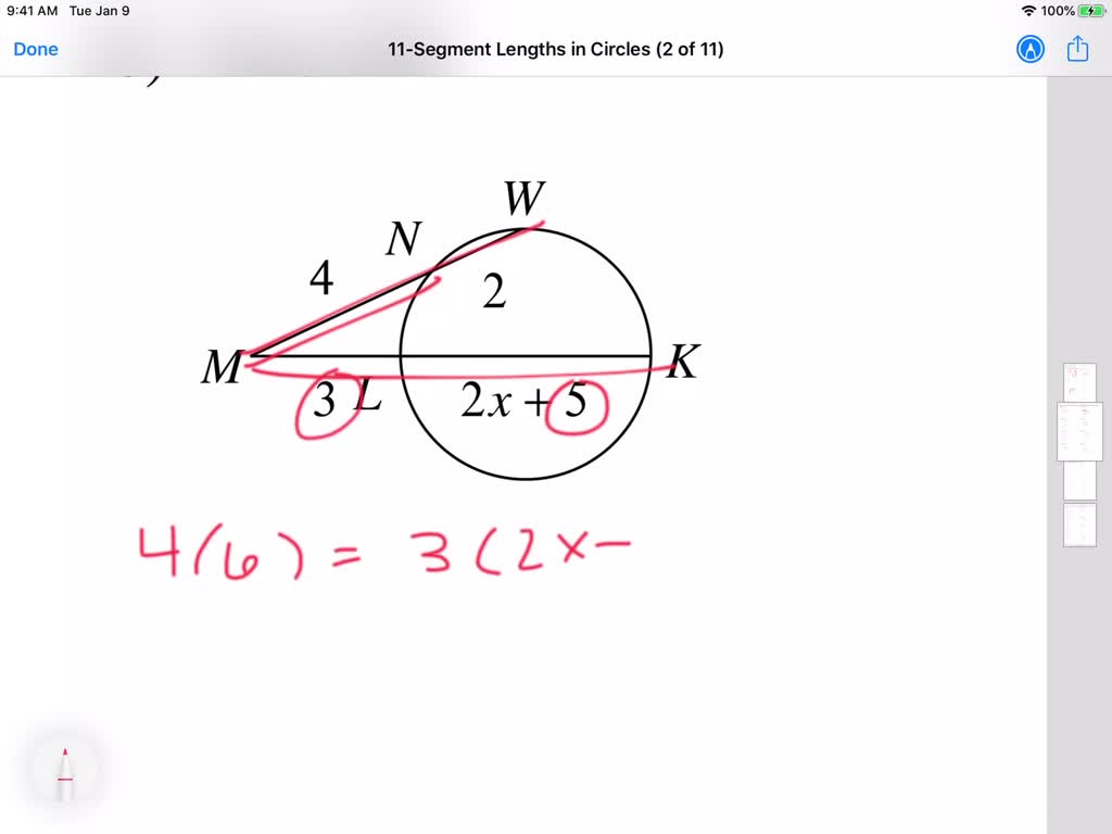 Circles and tangents | Numerade