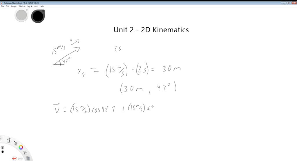 2d motion - example 1 | Numerade