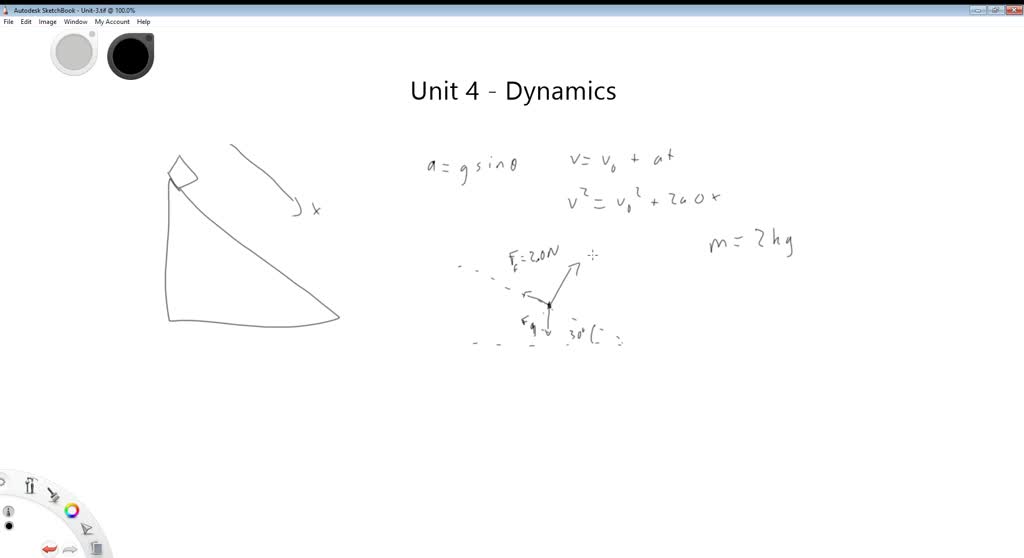 1d dynamics - example 2 | Numerade