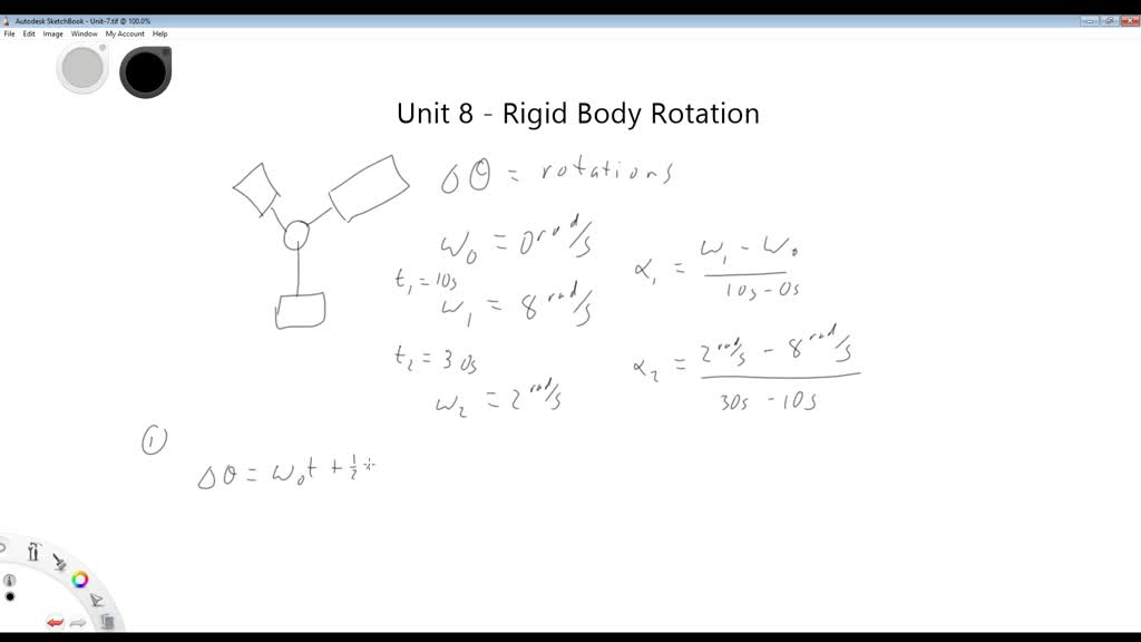 Rigid body rotation - intro | Numerade
