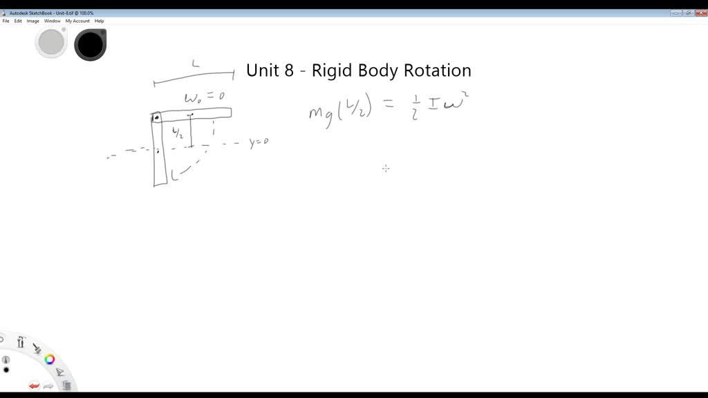 Rotational energy - example 1 | Numerade