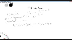 Fluid dynamics - example 2 | Numerade