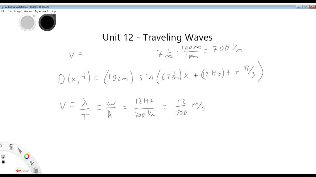 Traveling wave basics - example 1 | Numerade