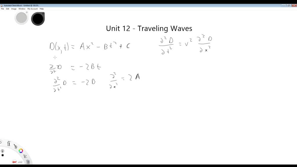 Wave equation - example 1 | Numerade