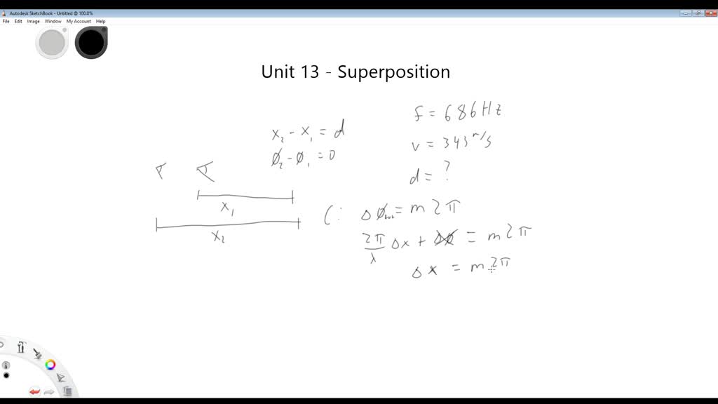 Interference - example 1 | Numerade