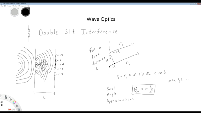 SOLVED:A double-slit interference pattern is created by two narrow ...