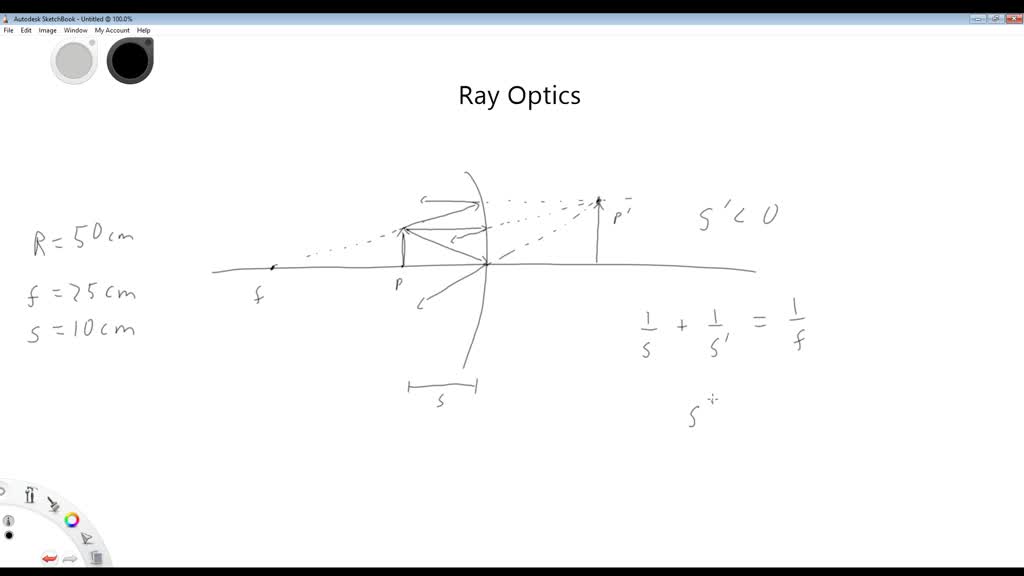 Spherical mirrors - example 1 | Numerade