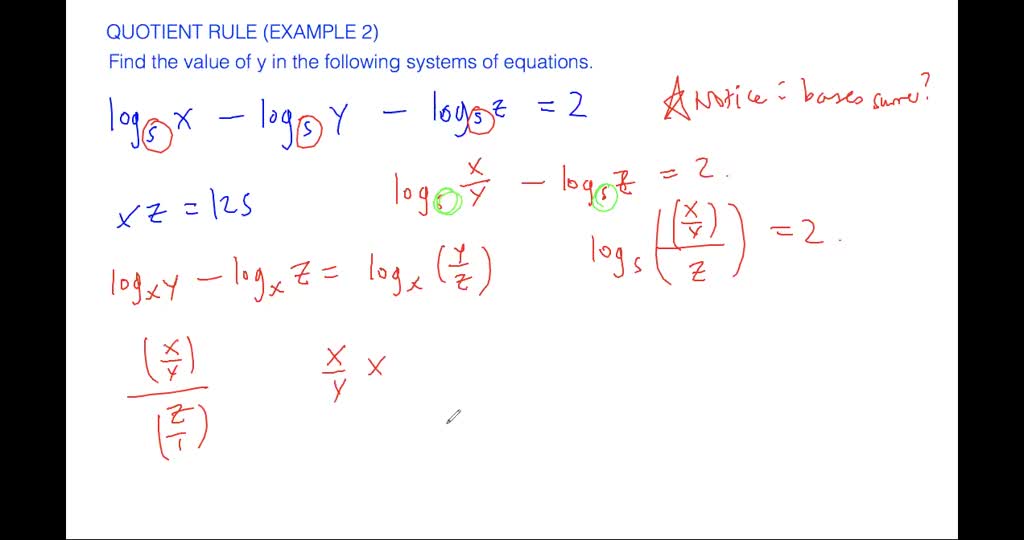Quotient Rule Example 1 Numerade
