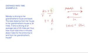 Distance, rate, and time - example 1 | Numerade