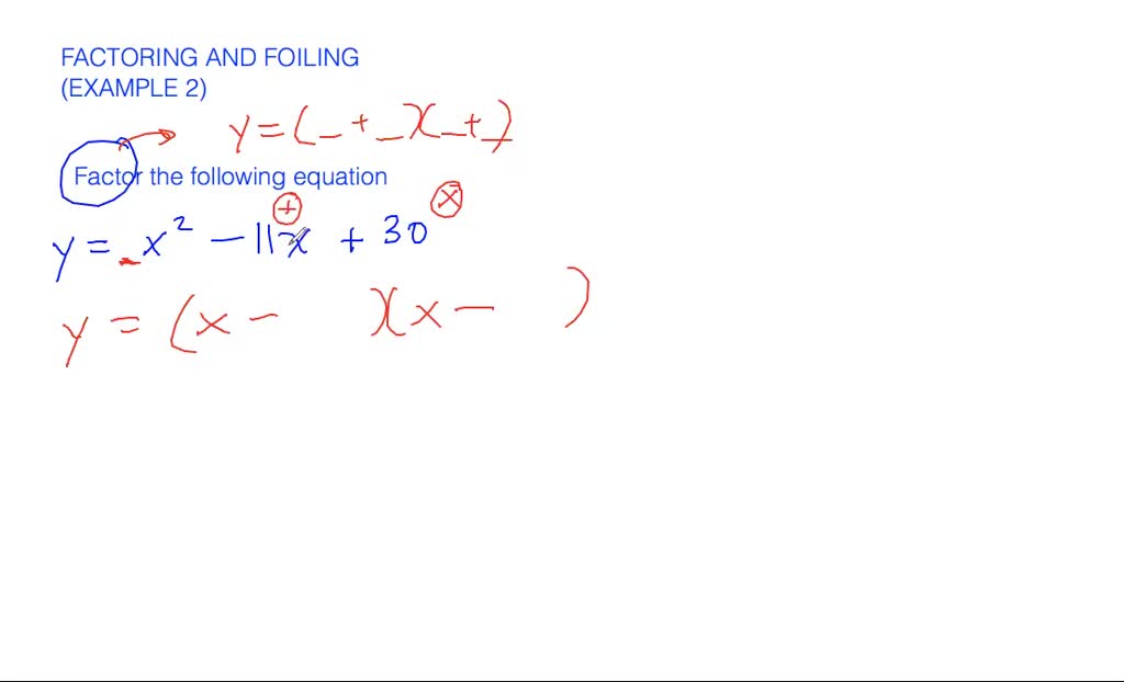 Factoring and foiling - overview | Numerade
