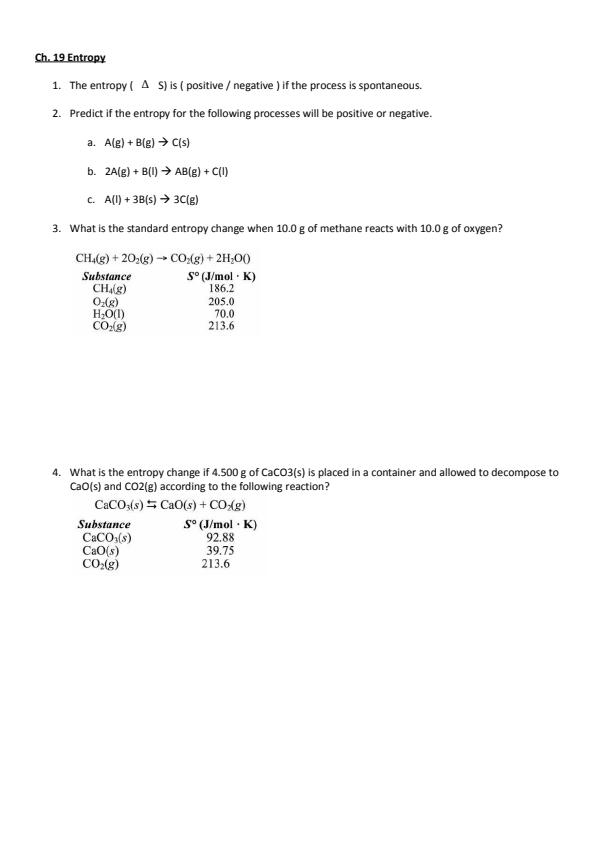 ⏩SOLVED:Calculate the standard entropy change for the formation of… | Numerade