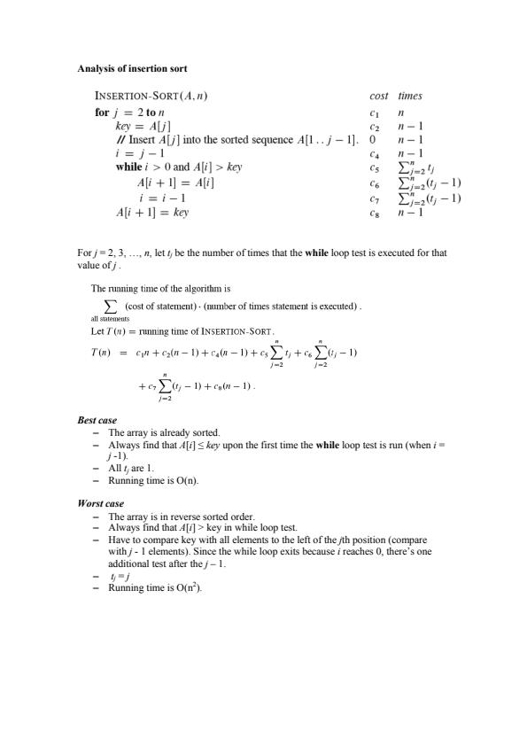 Solved Determine The Worst Case Average Case And Best Case Time Complexities For The Basic