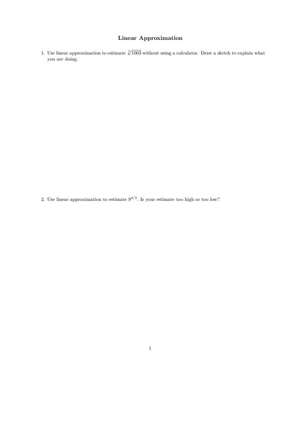 Verify The Given Linear Approximation At A 0 Then Use A Graphing Calculator Or Computer To 9733