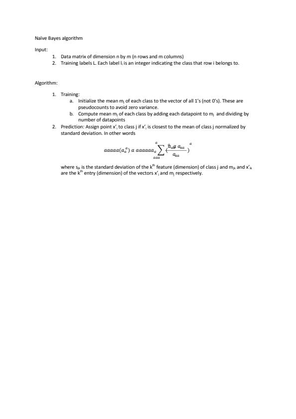 Solved Problem 1 Naive Bayes Classifier 25 Points From The Given