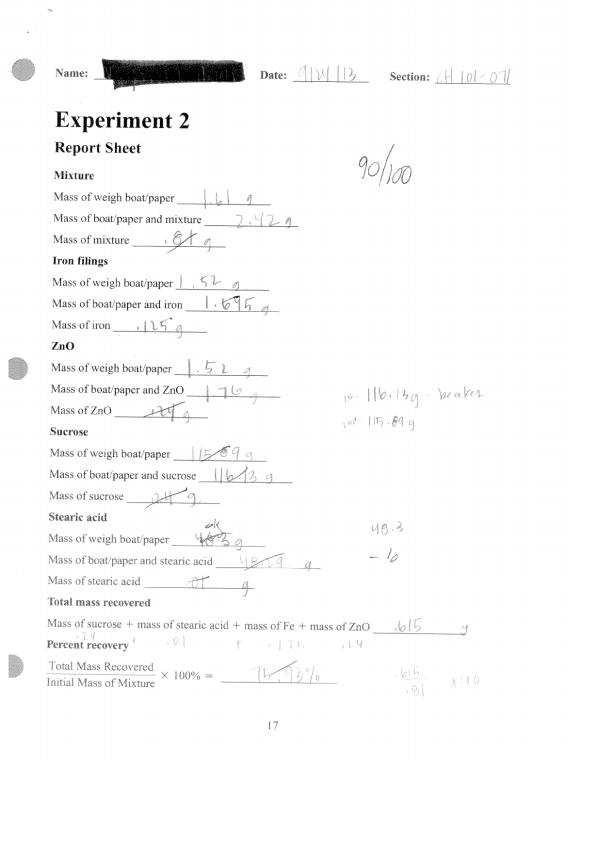 For the first part of this experiment, you will write your own procedure. - Read the description ...