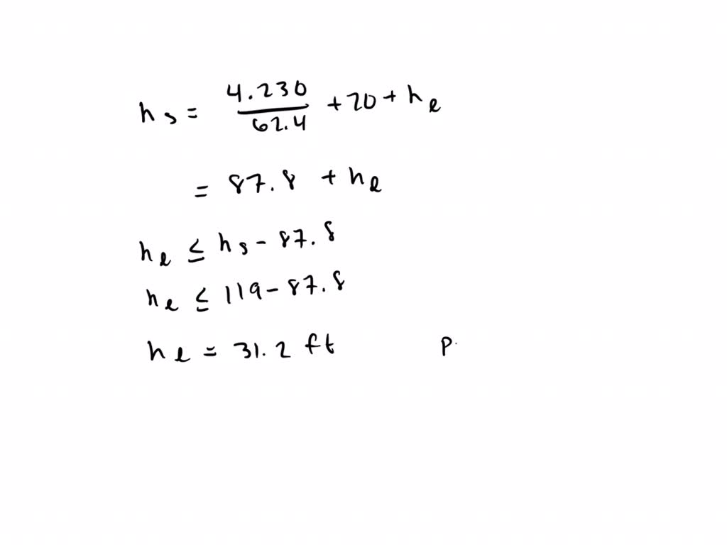 ⏩SOLVED:A pump is to move water from a lake into a large,… | Numerade