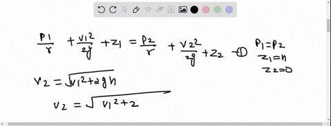 Chapter 3, Elementary Fluid Dynamics—The Bernoulli Equation Video Solutions, Fundamentals of ...