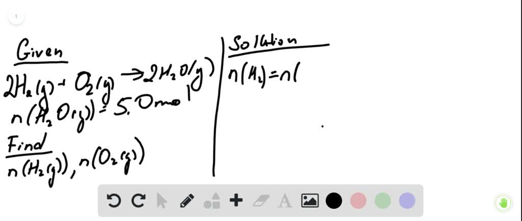 SOLVED:Hydrogen and oxygen react under a specific set of conditions to produce water according ...