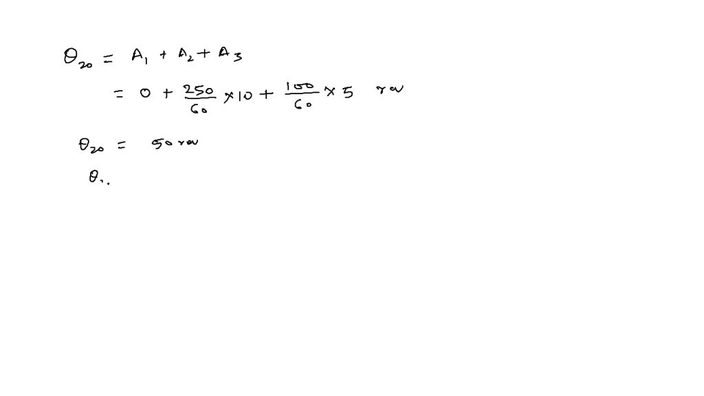 The angular velocity (in rpm) of the blade of a blender is given in ...