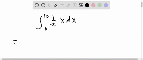 SOLVED:Use geometry to evaluate each definite integral. ∫0^10 (1)/(2) x d x