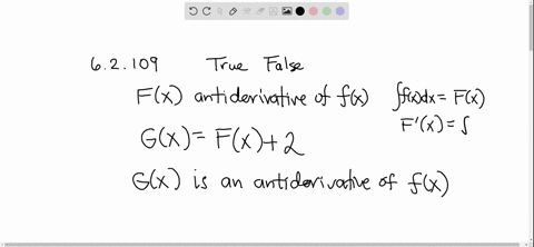 SOLVED:True or false? Give an explanation for your answer. If F(x) is ...
