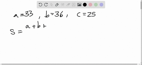 ⏩SOLVED:Using Heron's Area Formula use Heron's Area Formula to find ...
