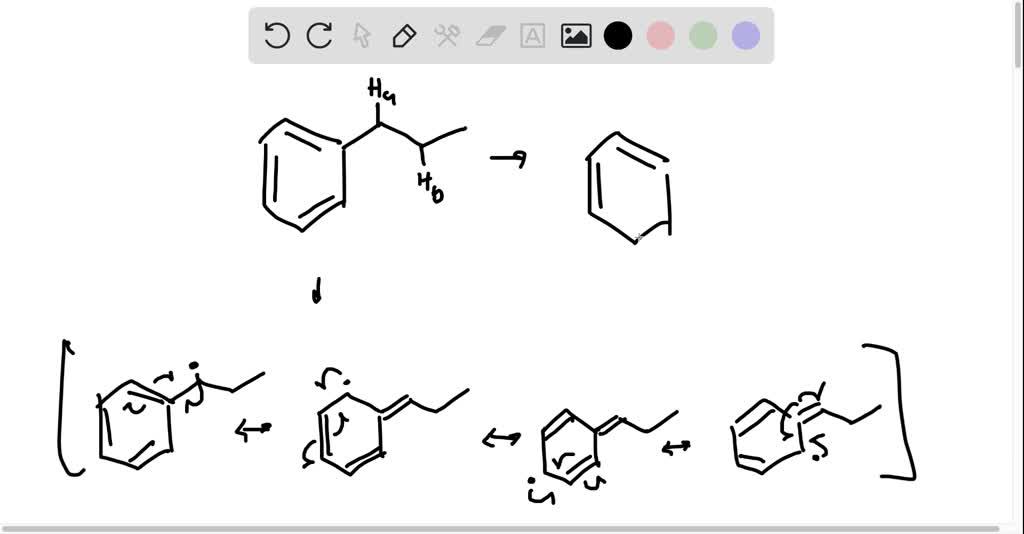 SOLVED:a. What carbon radical is formed by homolysis of the C-Ha bond ...