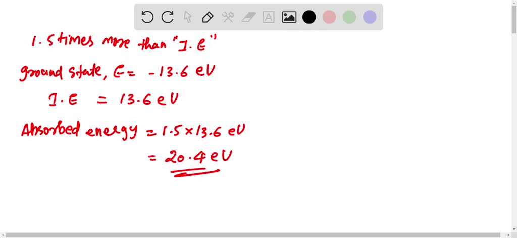 ⏩solved An Electron In A Hydrogen Atom In Its Ground State Absorbs