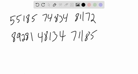 SOLVED: A large collection of one-digit random numbers should have about 50 % odd and 50 % even ...