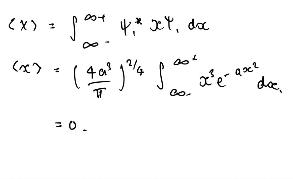 SOLVED For A Harmonic Oscillator With Vibrational Quantum Number With