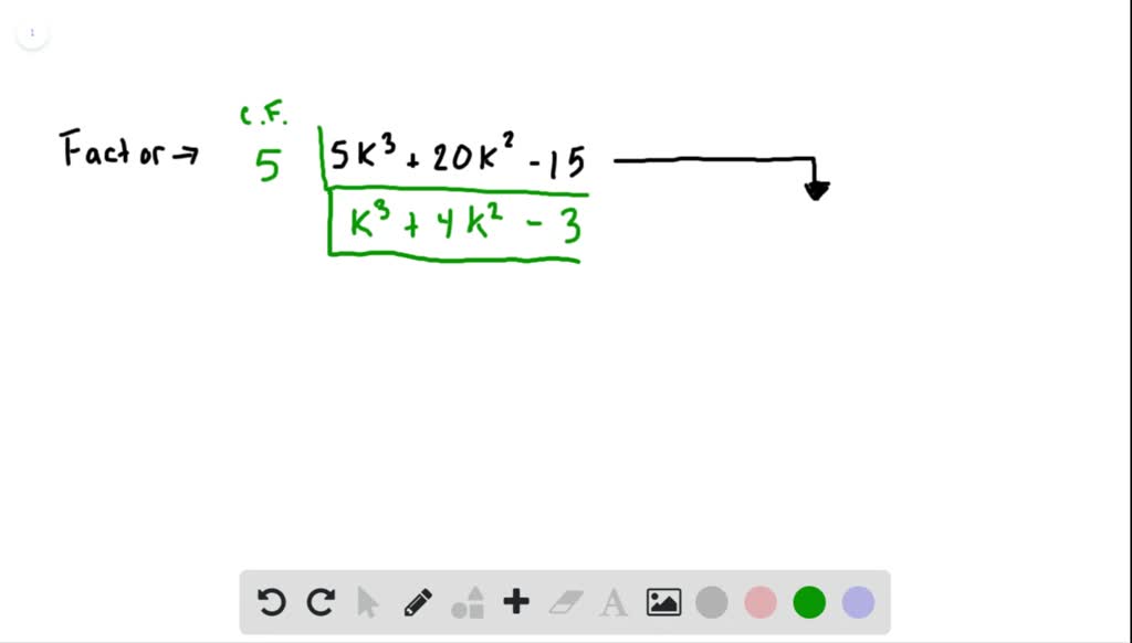 SOLVED Write The Complete Factored Form Of The Polynomial Flx Given K