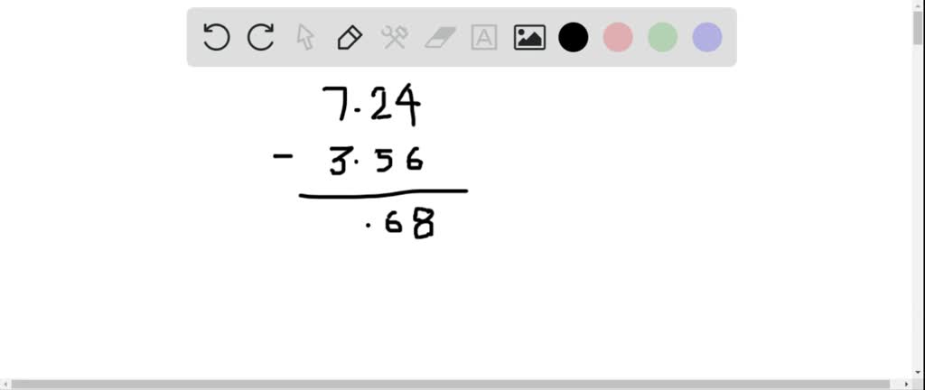SOLVED:For Exercises 27-32, subtract the decimal numbers. Then round ...