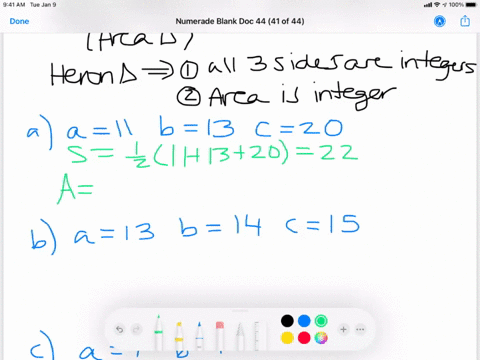 SOLVED:Solve each problem. See Example 5. A perfect triangle is a ...