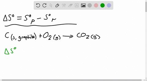 SOLVED:Use the standard molar entropies in Appendix B to calculate the standard entropy of ...