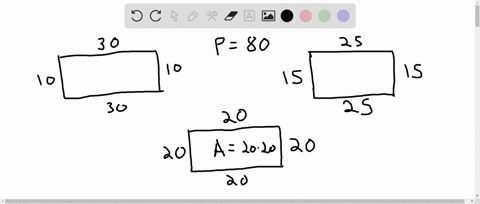 Maximum Area In Exercises 9 and 10, find the length and width of a rectangle that has the given ...