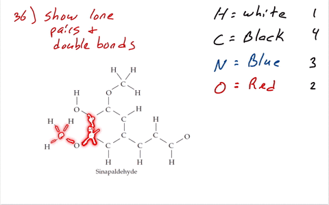 Sinapaldehyde, a compound present in the toasted wood used for aging ...
