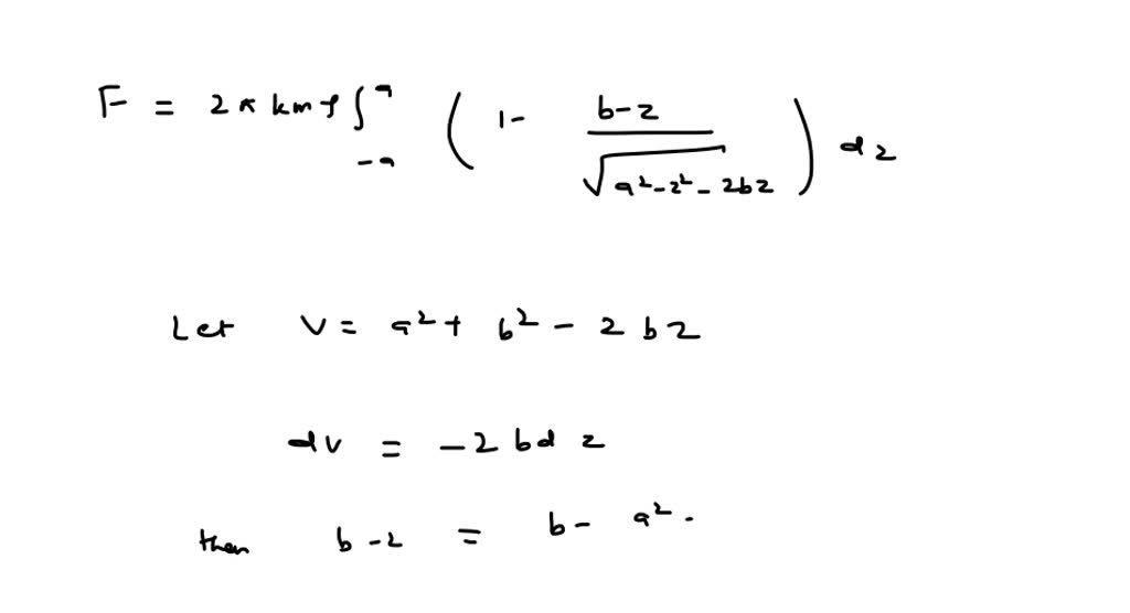 Solved Find The Gravitational Attraction That The Given Object Exerts