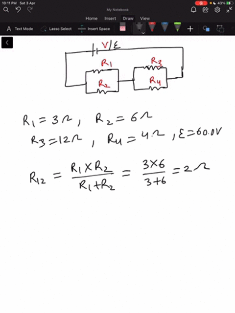 Compute the equivalent resistance of the network in Fig. E26.13, and ... Compute the equivalent resistance of the network in Fig. E26.13, and ...