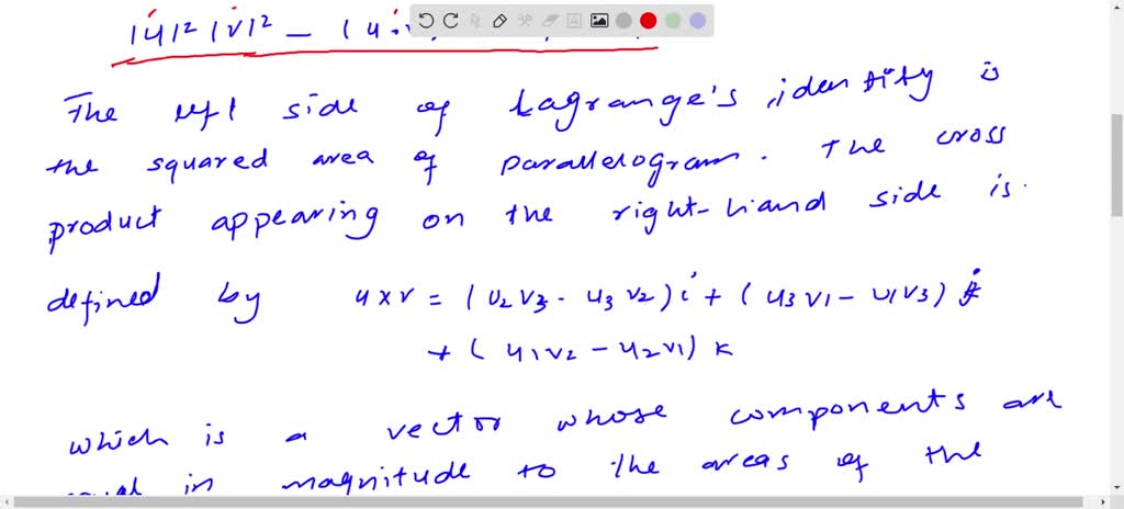 ⏩SOLVED:What is Lagrange's identity? How is it used to understand ...