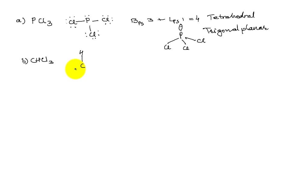 Predict the geometries of the following species using the VSEPR method ...