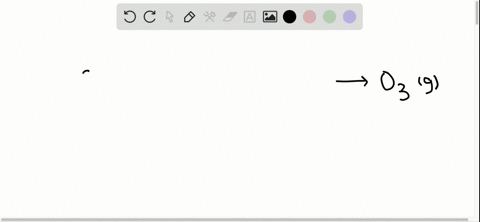 SOLVED:Ozone gas is a form of elemental oxygen containing molecules ...