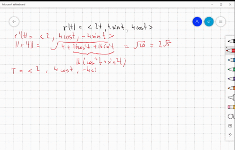 SOLVED:Verify that the space curves intersect at the given values of the parameters. Find the ...